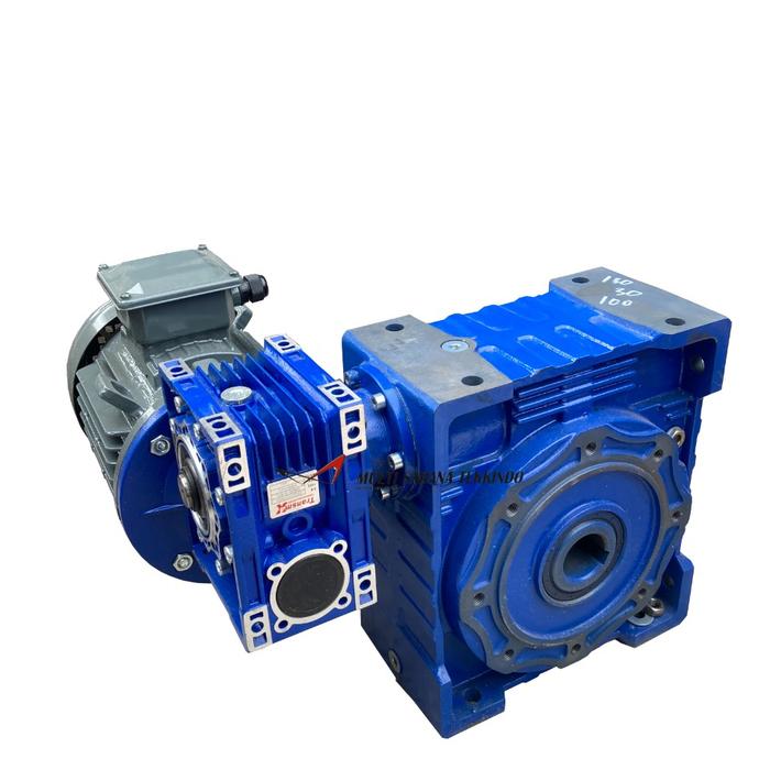 Jual NMRV-NMRV gearbox tandem/double shaft 063/130 ratio 300-500 - Kota ...