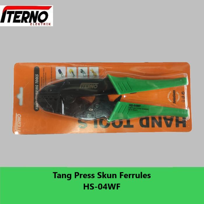 Jual Tang Press Ferrules Skun Kabel HS-04WF (0.75-10mm) Crimping Tools ...