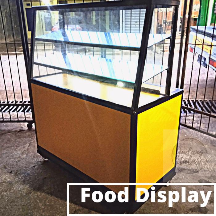 Jual Meja dan etalase kaca (sambung)/etalase makanan/tempat kue - Kota ...