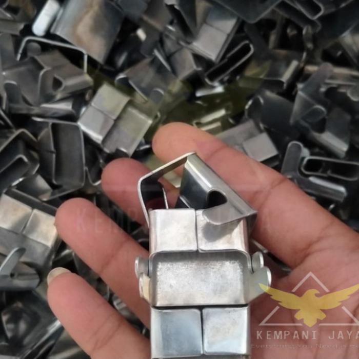 Jual Stoping clamp stoping buckle galvanis pengikat plat roll alat ...