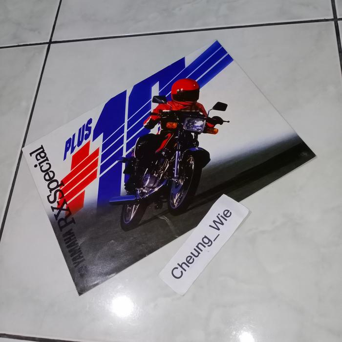 Jual Poster Jadul Antik Brosur Leaflet Yamaha RXS RX Special Plus - Kab ...