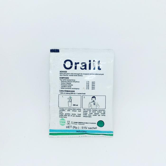 Jual ORALIT SACHET | PENGGANTI CAIRAN ELEKTROLIT TUBUH | PER BOX - Kota ...