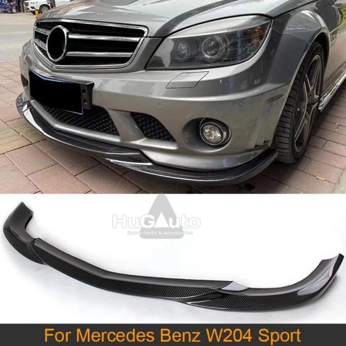 Jual Front lips Carbon Mercedes Benz W204 Bumper AMG Prefacelift - Kab ...