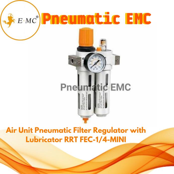 Jual Air Unit Pneumatic Filter Regulator with Lubricator RRT FEC-1/4 ...