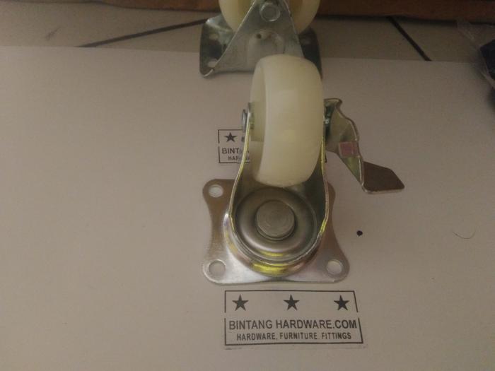 Jual Roda Caster 2 inch Hidup Dengan Rem Roda Kastor Nilon Murah 003 - Jakarta Timur - Bintang ...