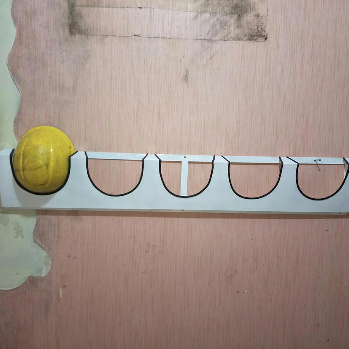 Jual Rak Penyimpanan Safety Helm Pabrikasi - Rack isi 5 - Kab. Bogor ...