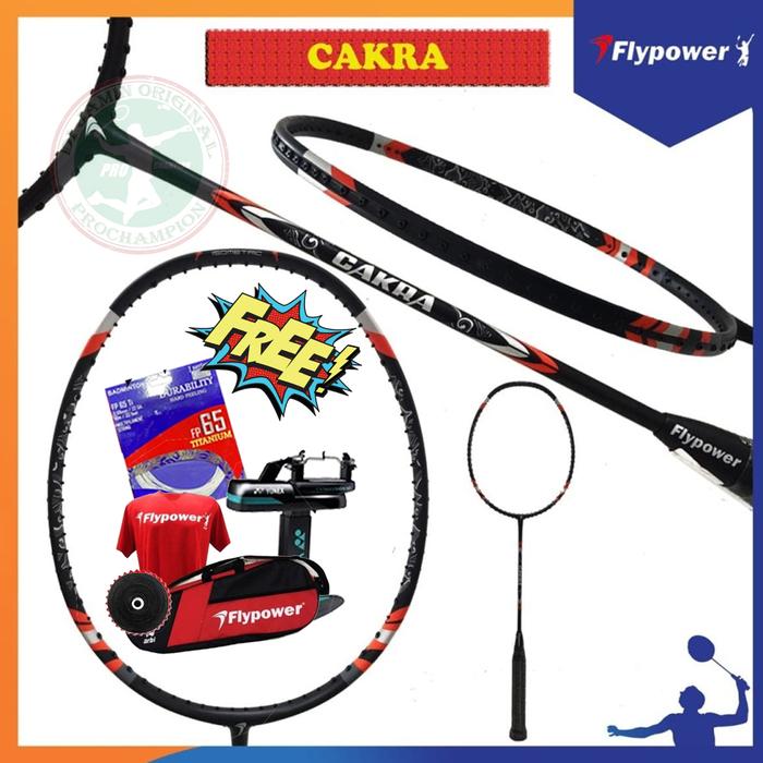 Promo FLYPOWER CAKRA RAKET BADMINTON ORIGINAL Cicil 0% 3x - Jakarta ...