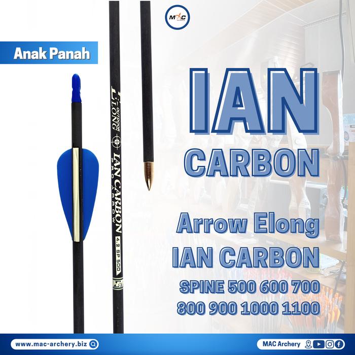 Jual Arrow Elong ian Pure Carbon 6mm - anak panah recurve busur panahan ...