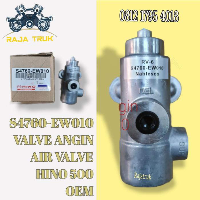 Jual CHECK VALVE HINO 500 KALEP ANGIN LOHAN OEM BARU AIR VALVE ...