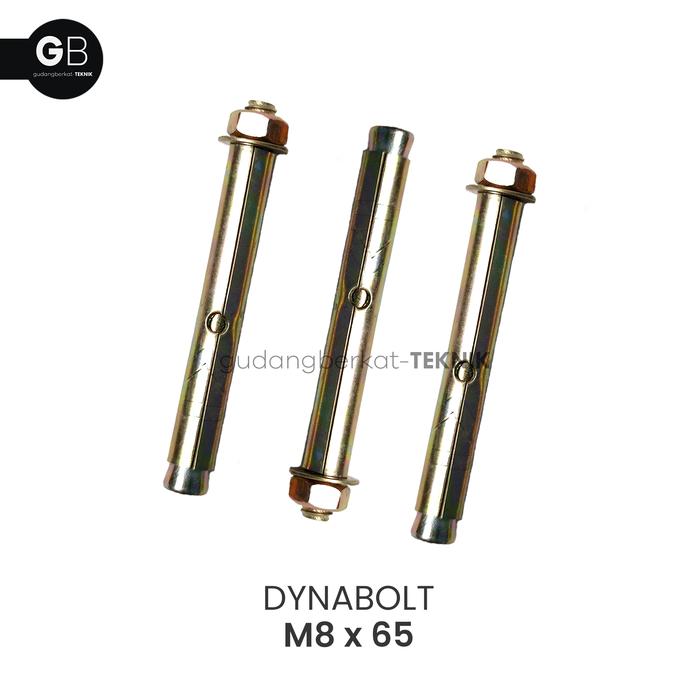 Jual Dynabolt M8 x 65 / Baut Dinabolt M8 x 65mm / Anchor Bolt M8 - Kota ...