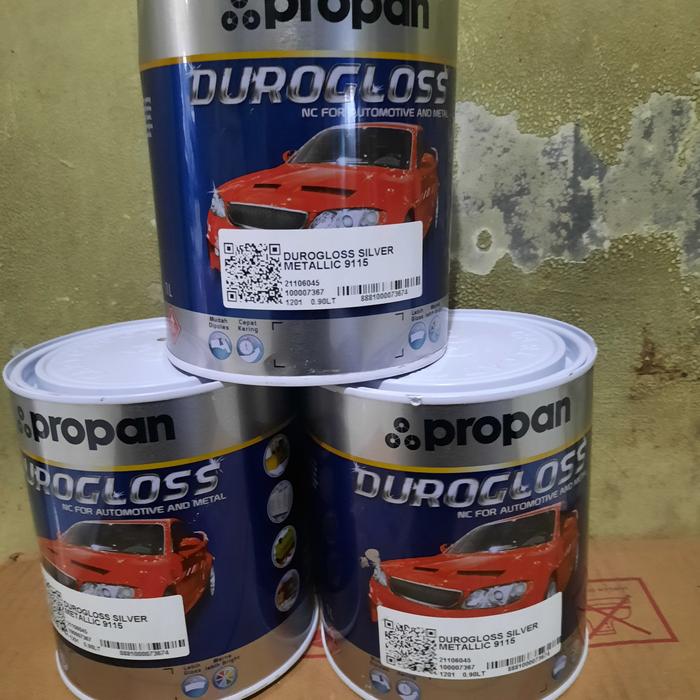 Jual Cat Duco Propan Duroglos Hitam doff 1kg - silver metalik - Jakarta ...