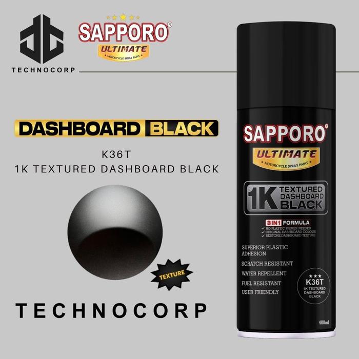 Jual Cat SAPPORO ULTIMATE K36T 1K TEXTURED DASHBOARD BLACK / BODY KASAR - Kota Medan ...