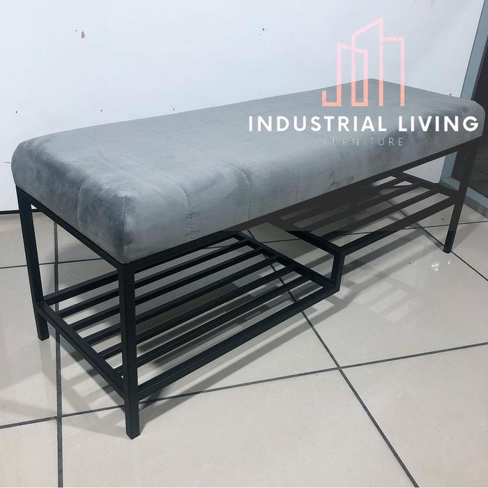 Jual sofa bench - sofa bench rak sepatu - sofa bench minimalis kaki ...