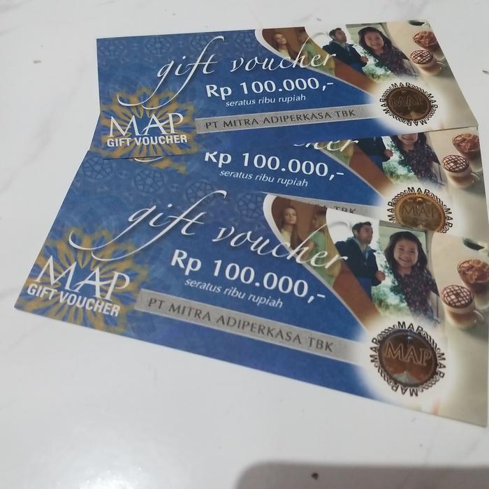 Jual Voucher Belanja MAP nominal 100rb Asli 100% Exp.2026 - Jakarta Timur - Sweet Coconut ...