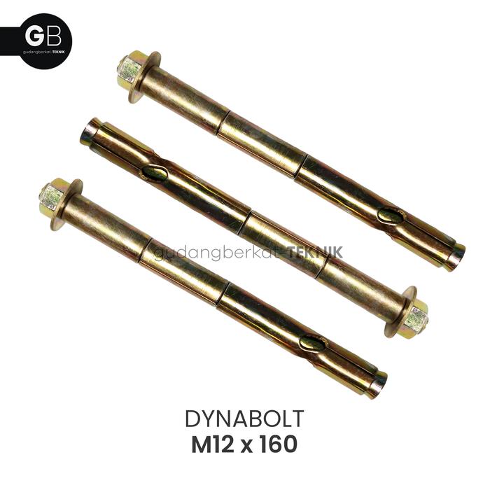 Jual Dynabolt M12 x 160 / Baut Dinabolt M12 x 160mm / Anchor Bolt M12 ...