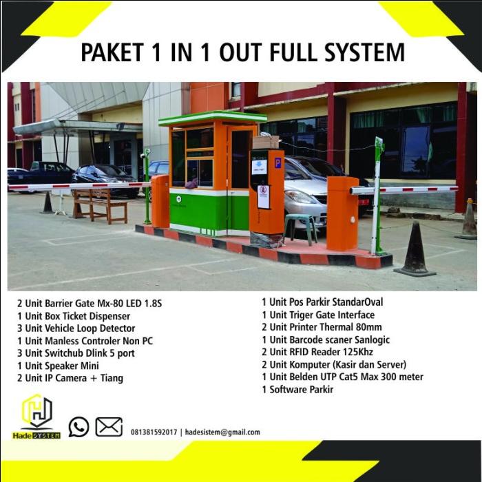 Jual Paket Portal Parkir Otomatis 1 In 1 Out - Kota Bandung