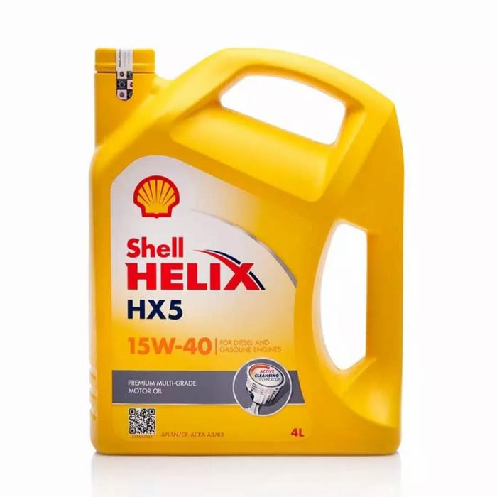 Jual OLI SHELL HELIX HX5 15W-40 100% ASLI 4L (BARCODE) ORI - Kab ...