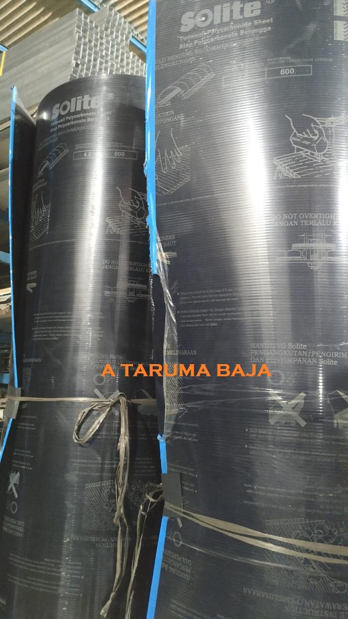 Jual Solite Dark Grey- Polycarbonate Twinwall - 2,1 m X 11,8 m Tebal 4 ...