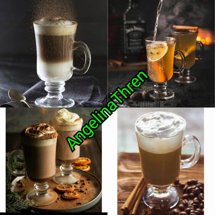 Jual Gelas Premium Kaca Kaki Gagang IRISH Citinova - Gelas Resto Tebal ...