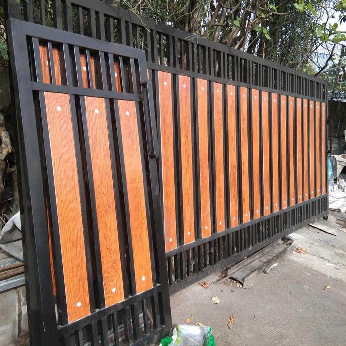 Jual pagar grc motif kayu,pagar list plank berkualitas - Jakarta ...