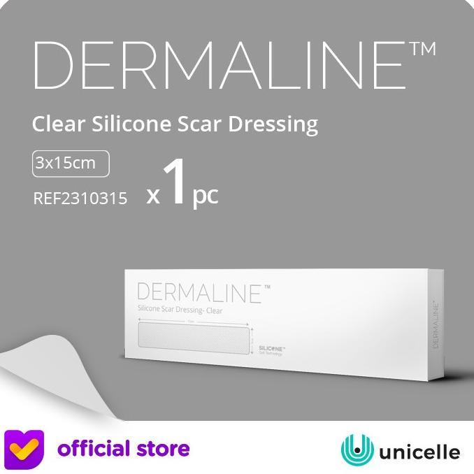 Jual ORIGINAL Perawatan Keloid - Dermaline - Clear Silicone Scar Sheet ...