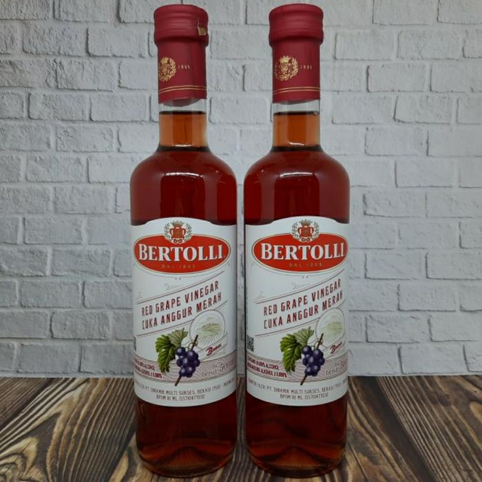 Jual Bertolli Red Wine Vinegar / Cuka Fermentasi Rasa Anggur Merah ...