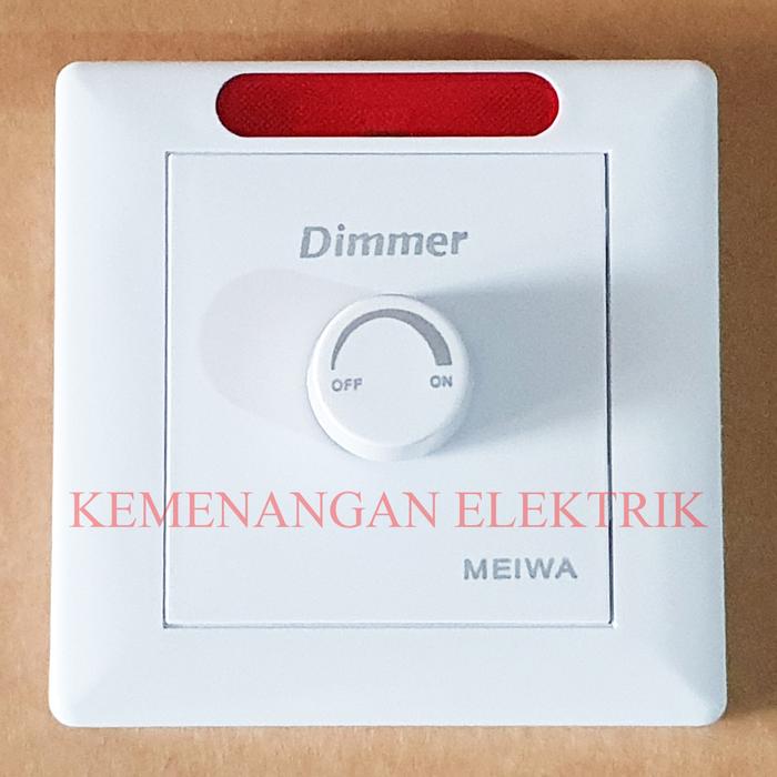 Jual MEIWA LIGHT DIMMER / SAKLAR DIMER AC 220V 10A / PEREDUP LAMPU ...