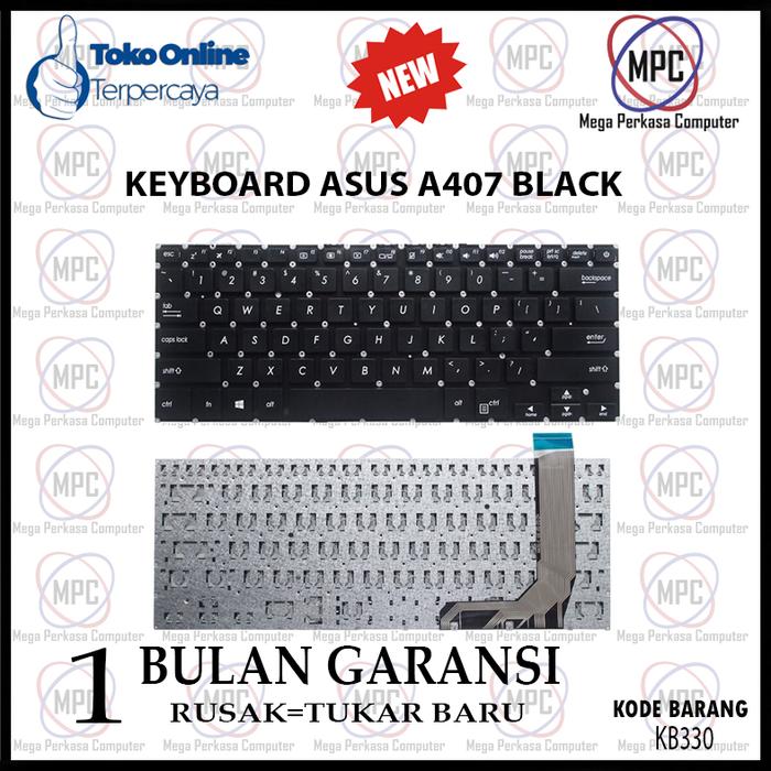 Jual Keyboard Laptop Asus A407M A407U A405 A407 X407 A407MA A407UB ...