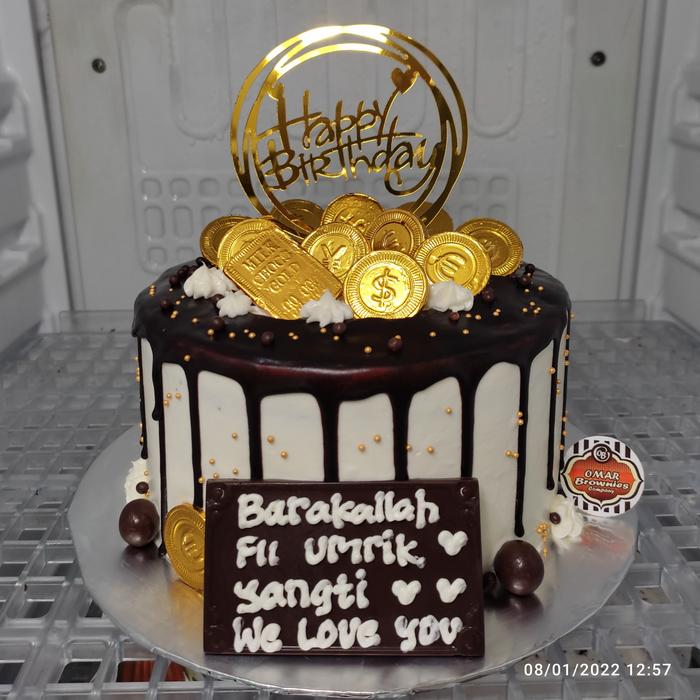 Jual kue ultah moneycake - cake uang tarik - 18cm - Jakarta Timur ...