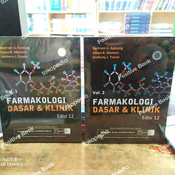 Jual farmakologi dasar dan klinik katzung jilid 1 dan jilid 2 paket ori - Jakarta Pusat ...