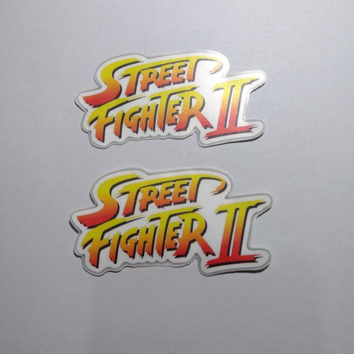 Jual Sticker Vintage Retro Game 90an Street Fighter II - Kota Bandung ...