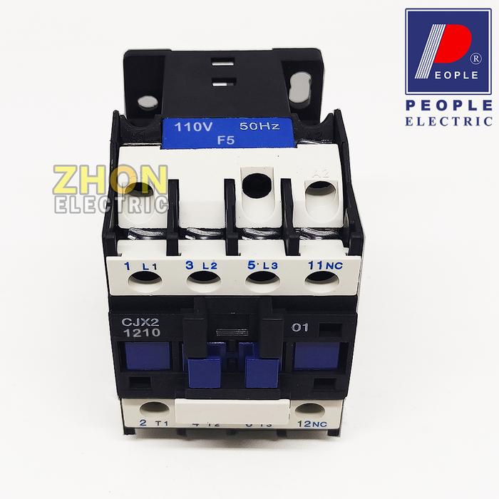 Jual CONTACTOR KONTAKTOR CJX2-1210 PEOPLE 20A 24V 36V 48V 110V 220V ...