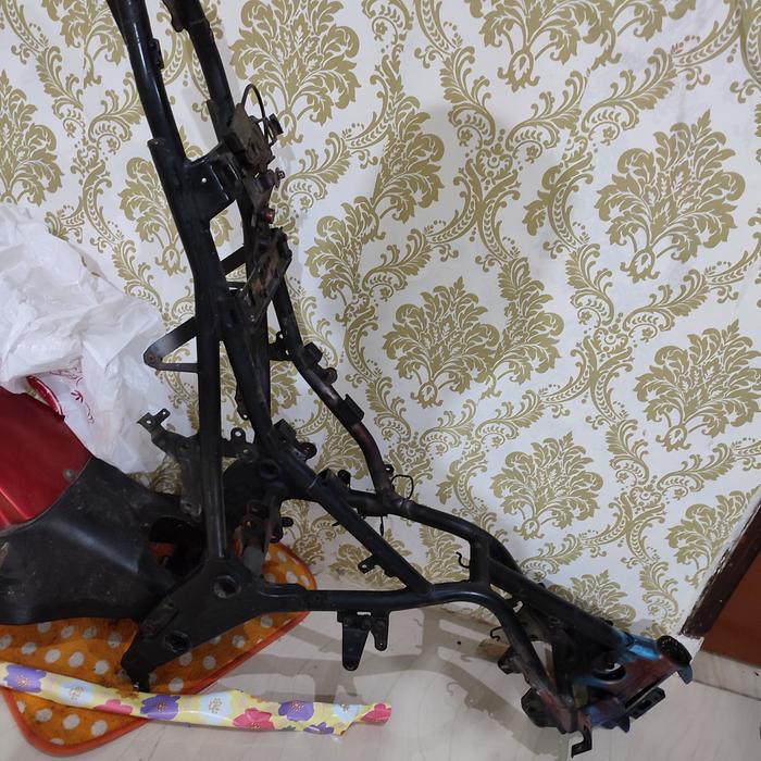 Jual frame rangka ninja 250 r karbu 4tak 250cc ninbu 250r carbu frem ...