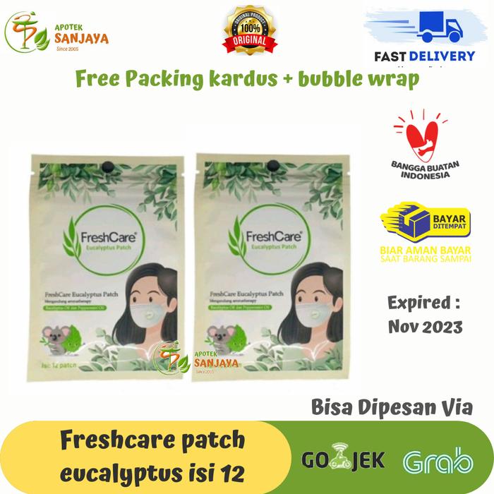 Jual freshcare eucalyptus patch 1 sachet isi 12, bisa ditempel di ...