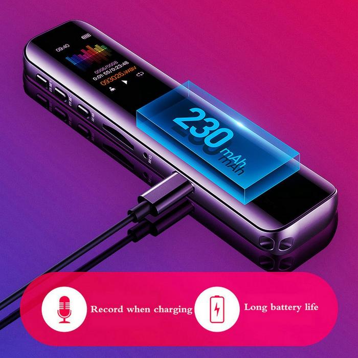 Jual Perekam Suara Hyperbolic Digital Voice Recorder Alat Rekam Suara ...