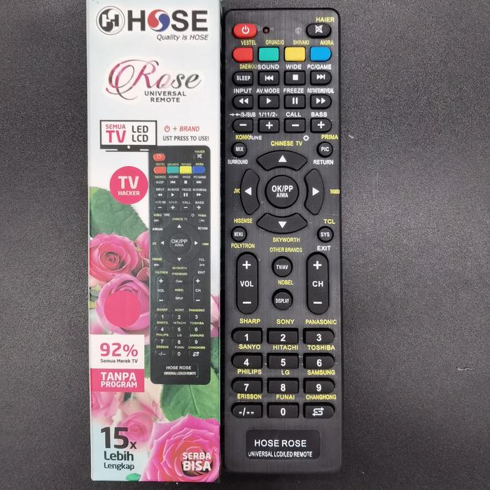 Jual Remote TV LED Universal semua merek TV terkenal tanpa program ...