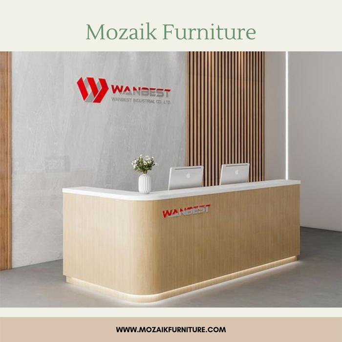 Jual meja resepsionis minimalis murah jakarta custom - Jakarta Timur ...