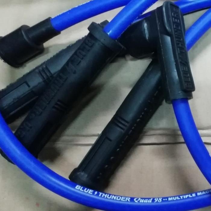 Jual kabel busi blue thunder 4 core untuk toyota hartop hardtop ...