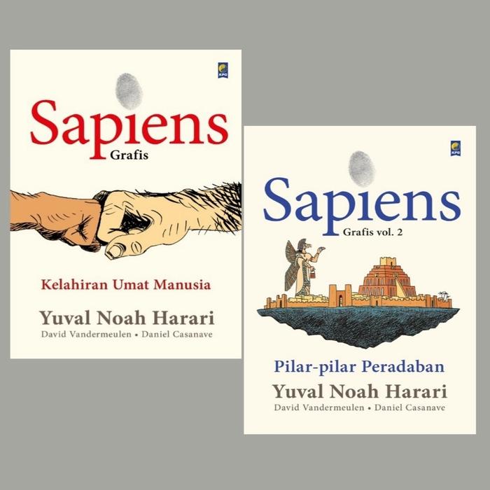 Jual Sapiens Grafis Kelahiran Umat Manusia Yuval Noah Harari - Sapien Grafis 1 Di Seller Hachi ...