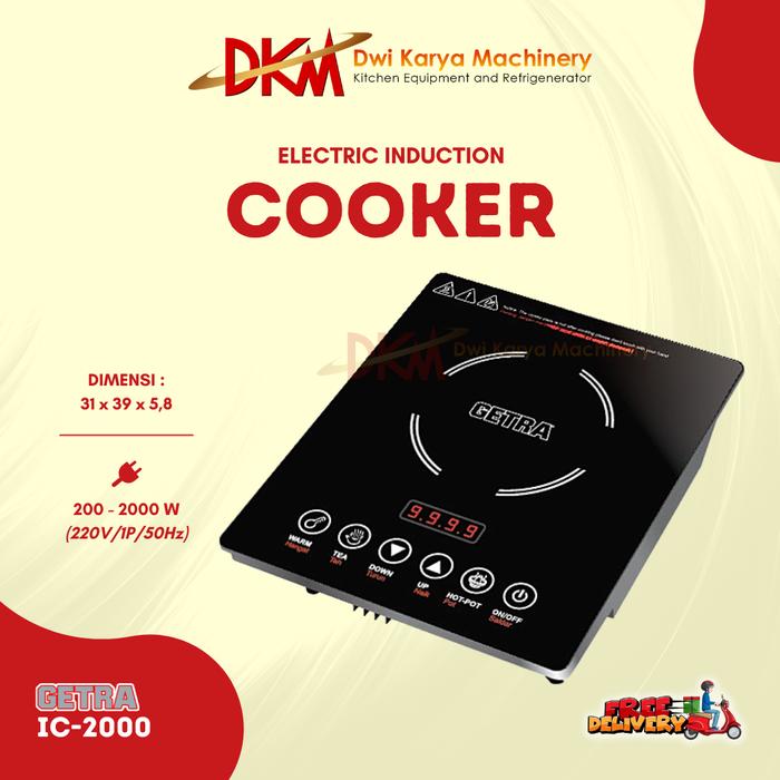 Jual GETRA IC-2000 KOMPOR LISTRIK INDUKSI/Kompor Induksi/Kompor ...