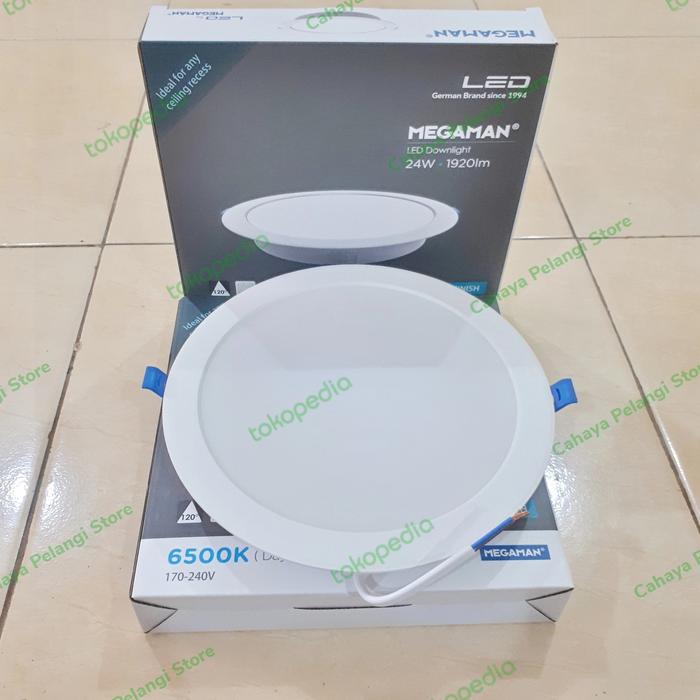 Jual MEGAMAN Downlight LED Panel 24 Watt 24w IB Inbow 8" inch - Putih ...