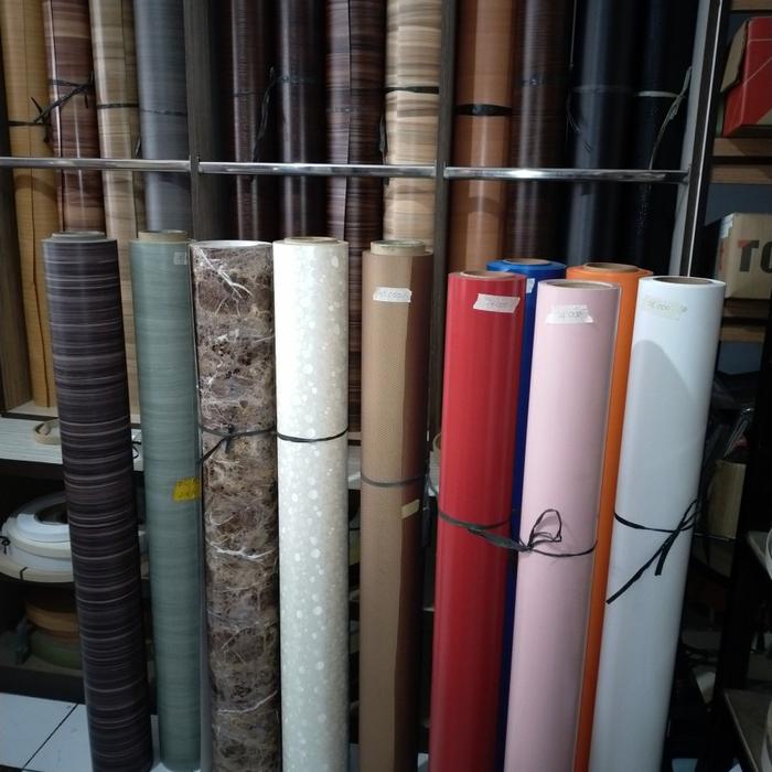 Jual Decosheet PVC MERAH Pelapis mebel Furniture lemari Meja - Jakarta ...
