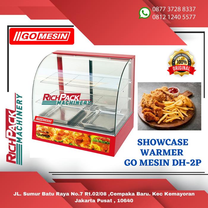 Jual Go Mesin SHC-2P Warming Showcase Mesin Display Penghangat Makanan ...
