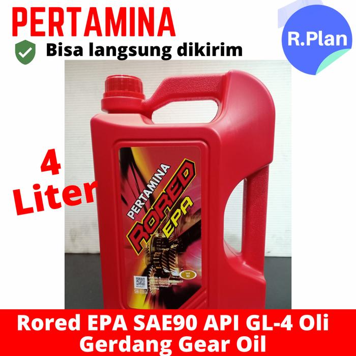 Jual Pertamina Rored EPA SAE90 API GL-4 Oli Gerdang oli 4 Liter Gear ...