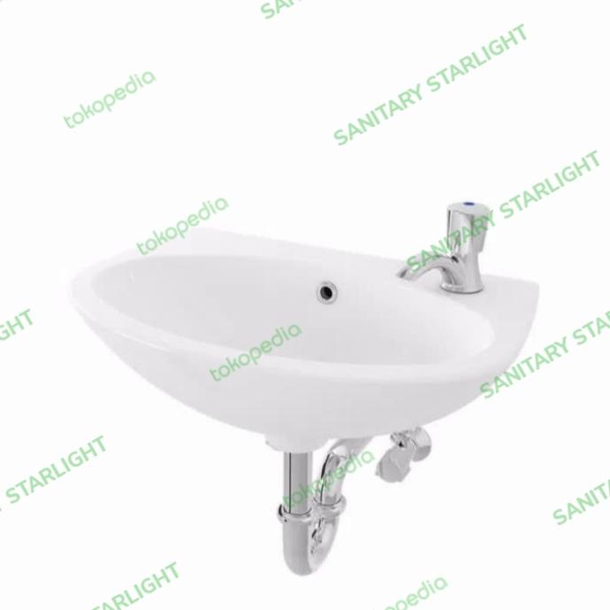 Jual wastafel toto LW 246 J (BODY ONLY) tempat cuci tangan gantung ...