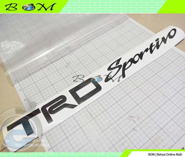 Jual Striping Stiker Sticker Cutting TRD Sportivo hitam terios rush ...