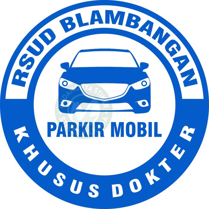 Jual STIKER PARKIR MOBIL KHUSUS DOKTER - 30X30CM - Kota Tangerang ...