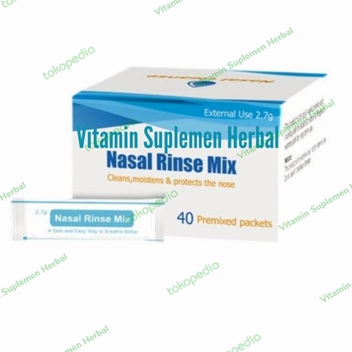 Jual Nasal Rinse Mix sinus Rinse salt garam Netipot cuci hidung 10 ...