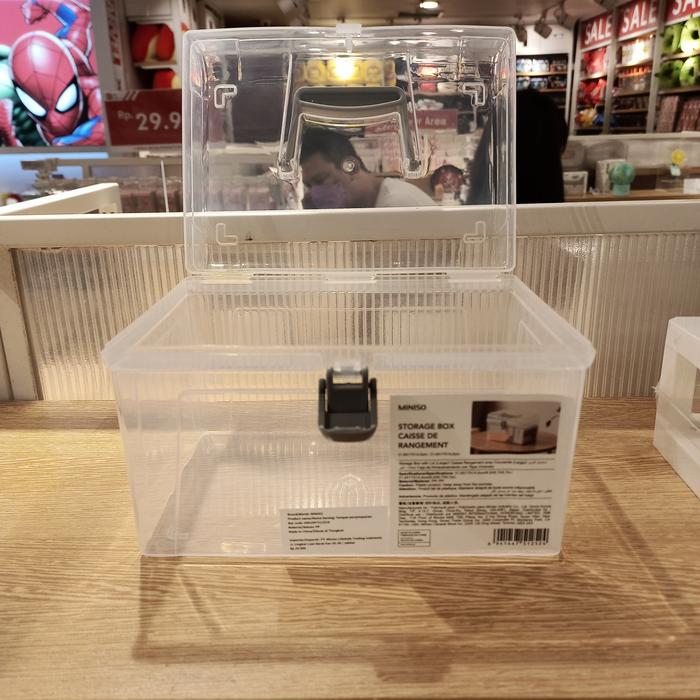Jual Kotak Miniso / Box Miniso / Storage Box Caisse De Rangement Miniso ...