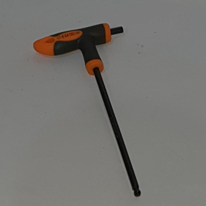 Jual T-Type Hex Key/Kunci L T Handle IWT 6.0mm X 150mm - Jakarta Barat ...